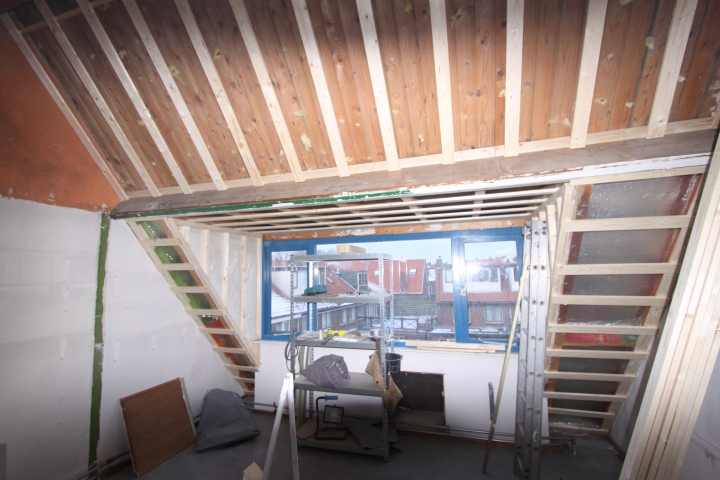 Verbouwing van de woning van Alex Siepman in fasen